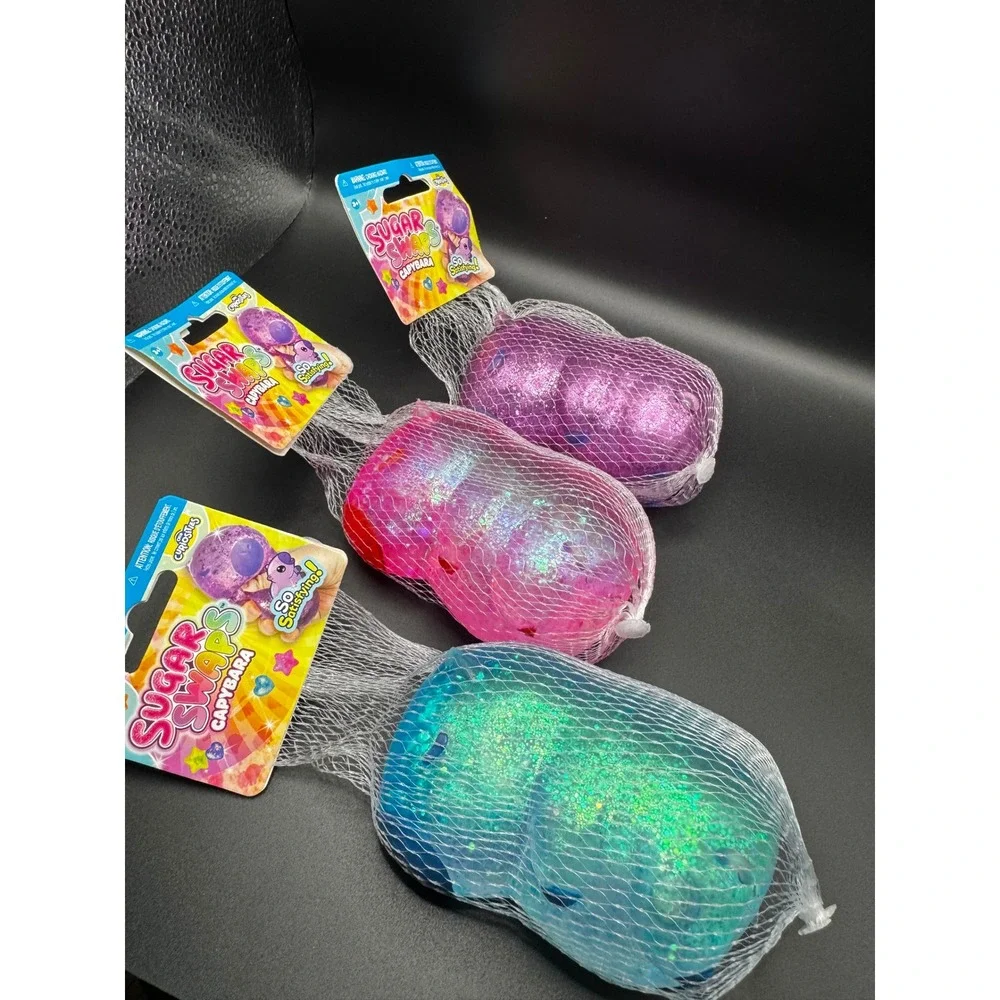 Orb | Toys | Orb Sugar Swaps Capybara Squishy Toy Lot 3 Pack Glitter ...